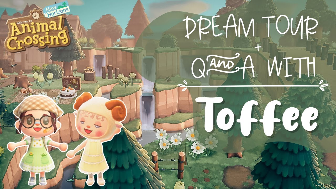 Touring With Toffee | Overgrown Forestcore Island | Animal Crossing New Horizons - YouTube