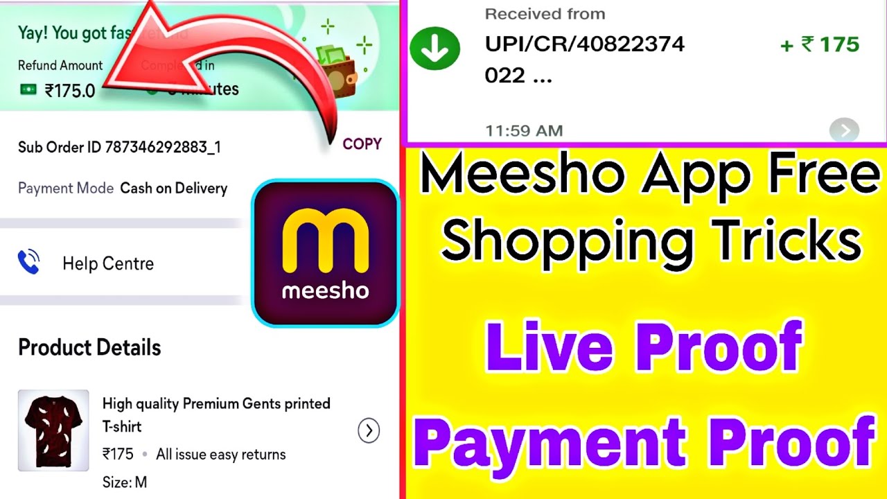 Meesho App Free Shopping Trick Live Proof - YouTube