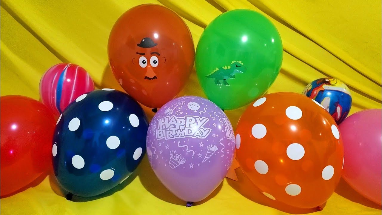 FUN BIRTHDAY BALLOONS POP PART 246!!! - YouTube