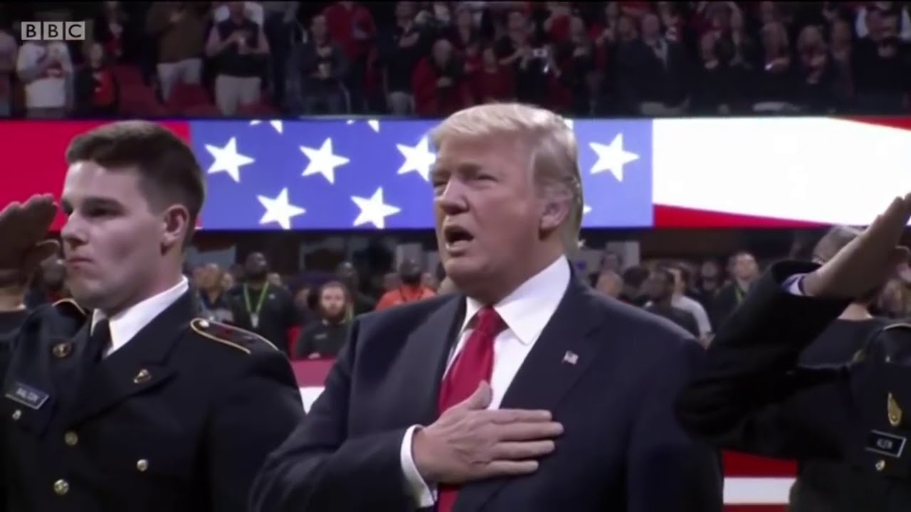 Sassy Trump sings 'The Star-Something Hmm-hmm' - YouTube