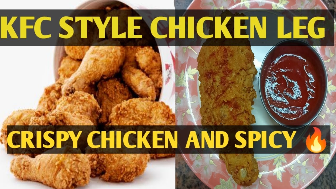 KFC STYLE CHICKEN LEG/ crispy chicken pieces - YouTube