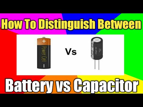 Battery vs Capacitor | What is Battery | What is Capacitor - YouTube
