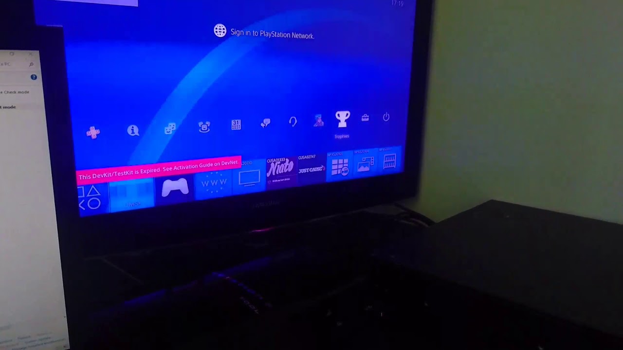 1 month later - PSN no more accessible on PS4 Testkit 4.71 - YouTube