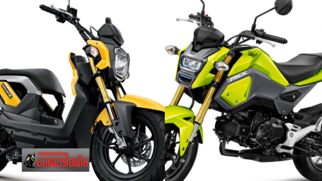 MSX125 SF / Zoomer X มอเตอร์ไซค์ยอดเยี่ยมปี 2559 กลุ่มมินิสปอร์ตและ AT ...