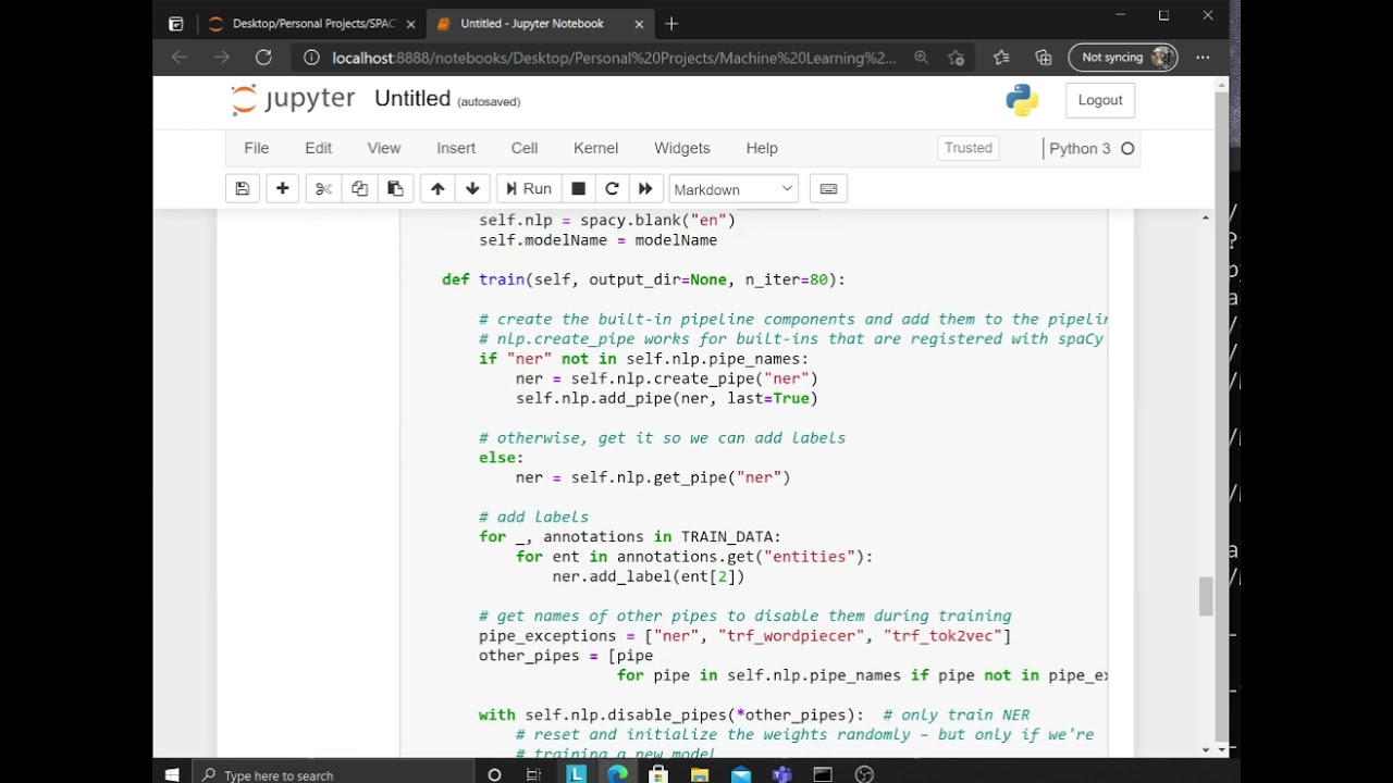 Entity Recognition Extract Information From Job Posting Using Spacy
