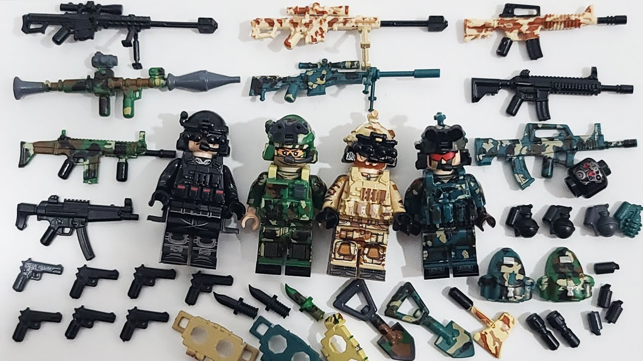 LEGO Military Soldier | Delta Force | SAS | KSK | SLC | Unofficial ...