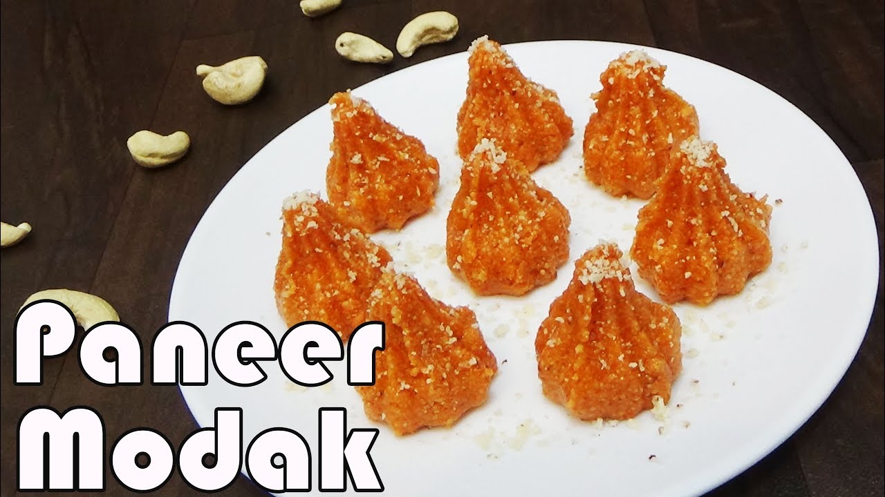 Paneer Modak Recipe | Ganesh chaturthi special | पनीर मोदक | Modak | By ...