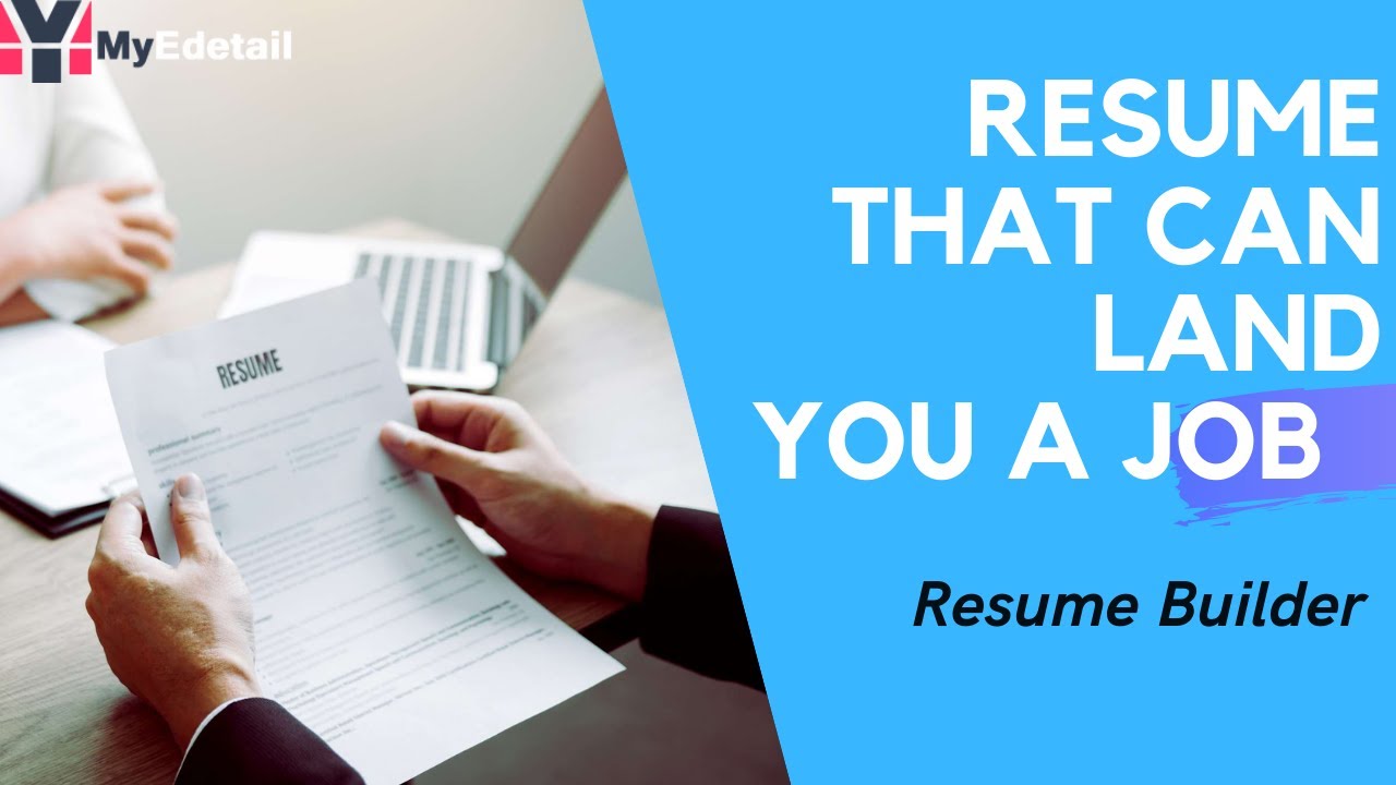 Building your Perfect Resume | Introduction | Resume Builder | - YouTube
