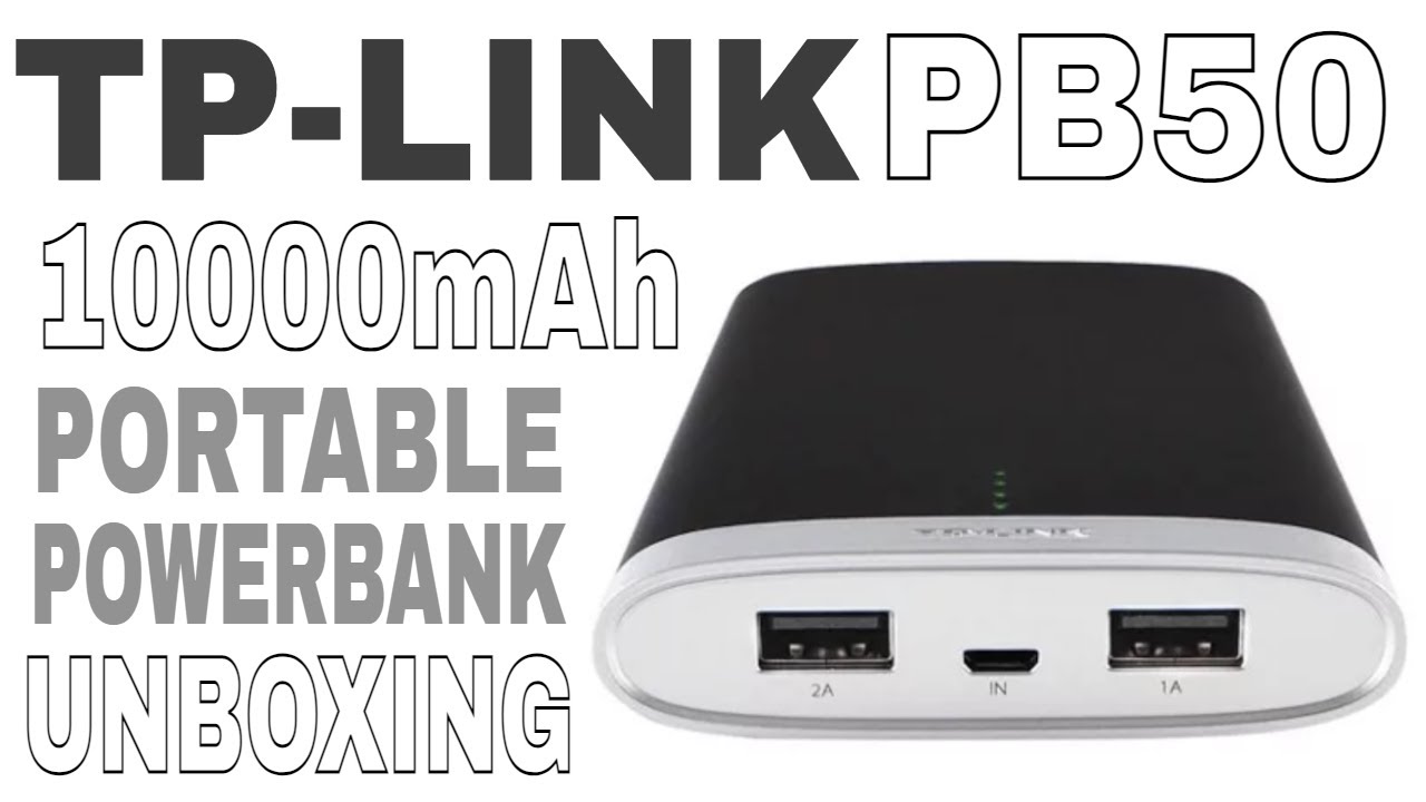 TP-LINK PB50 10000mAh Unboxing - YouTube