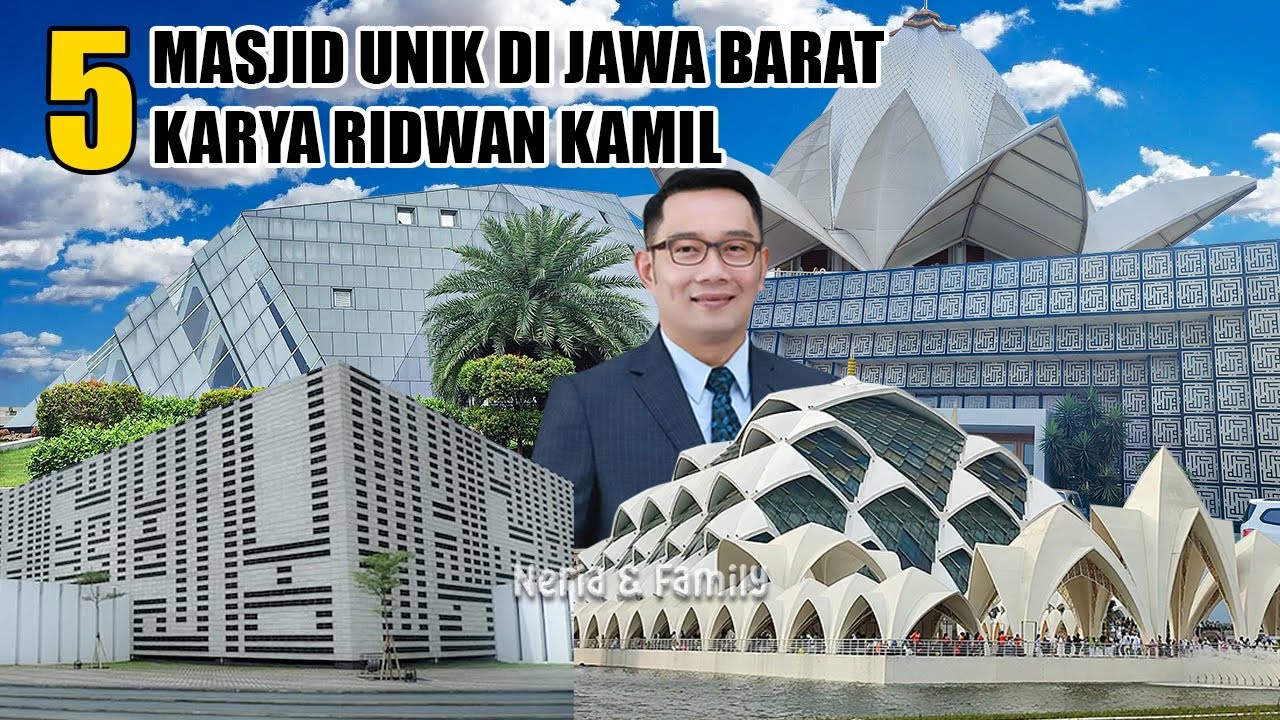 5 Masjid Unik & Indah Karya Ridwan Kamil - YouTube