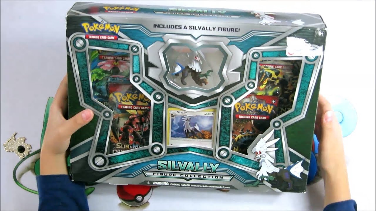 Pokemon TCG Opening Silvally Figure Collection Box Got Entei - YouTube