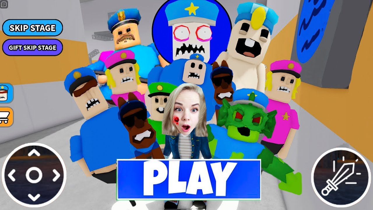 ROBLOX | POLICE FAMILY ESCAPE! SCARY OBBY #roblox #obby - YouTube