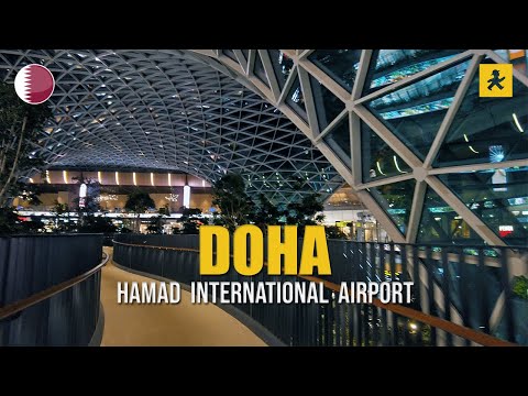 Doha Hamad International Airport | Walking in Qatar Airport 2023 [4K]