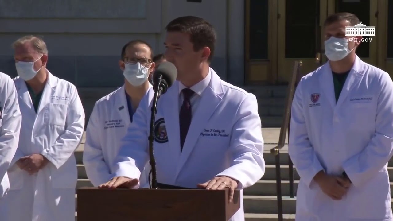Press Conference: Dr. Sean Conley Provides an Update on Trump's Medical ...