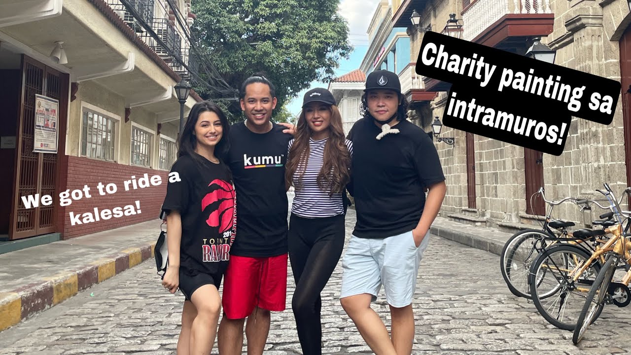 We got to paint intramuros! and ride a kalesa! - YouTube