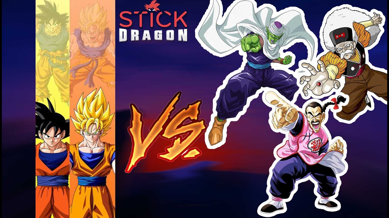 Dragonball Stickman Z - Stick Dragon fight lv 1-3 - YouTube