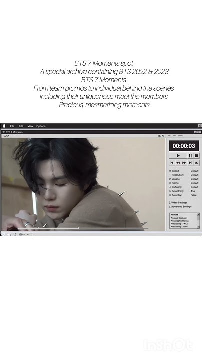 BTS 7 Moments spot, special archive containing 2022, 2023 #bts 7 Moments #explore #jk #rm #jin# ...