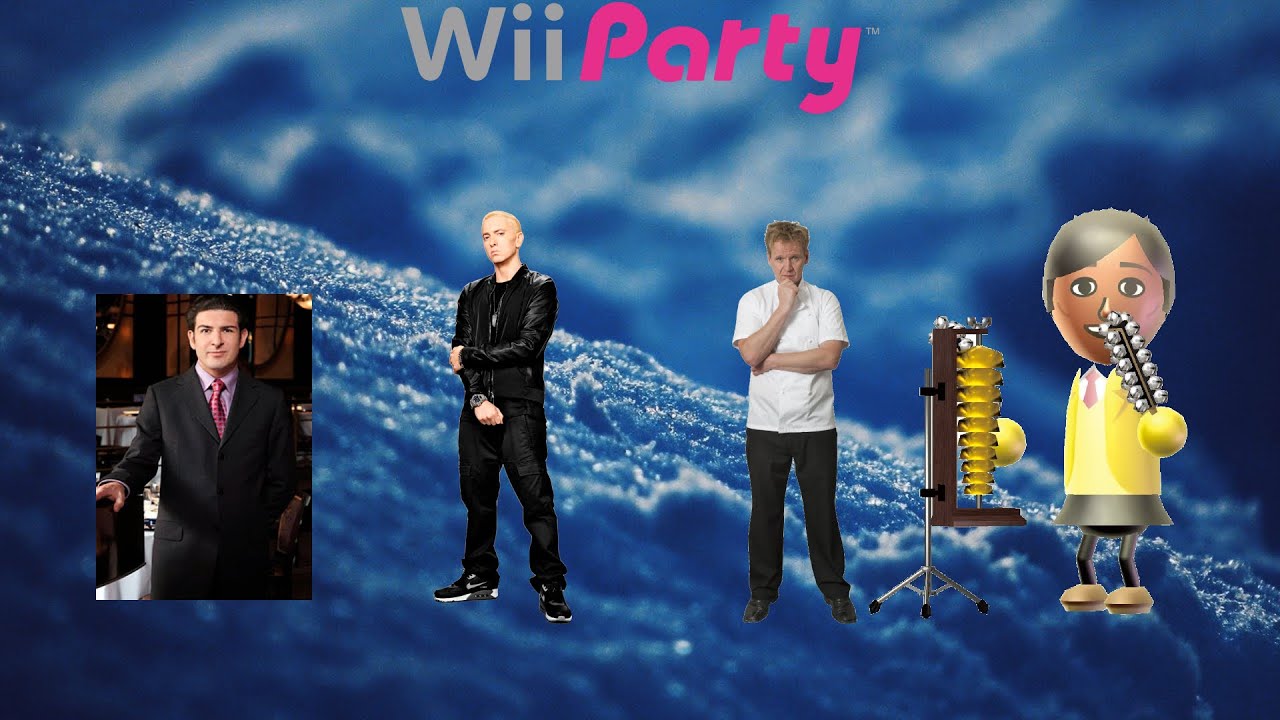 Wii Party - Board Game Island - Jean-P Vs Eminem Vs Gordon Vs Sakura ...
