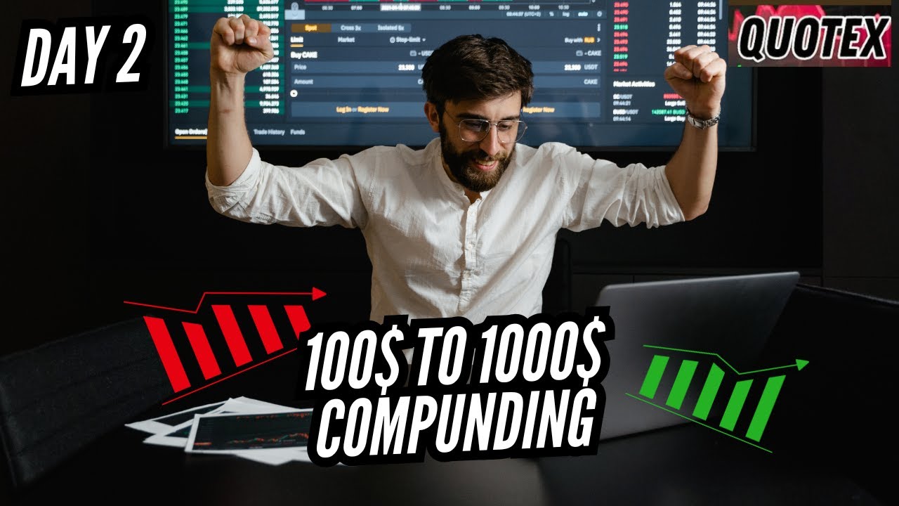 Quotex Trading Strategy 😈| Live 100$ To 1000$ Compounding | AM TRADER ...