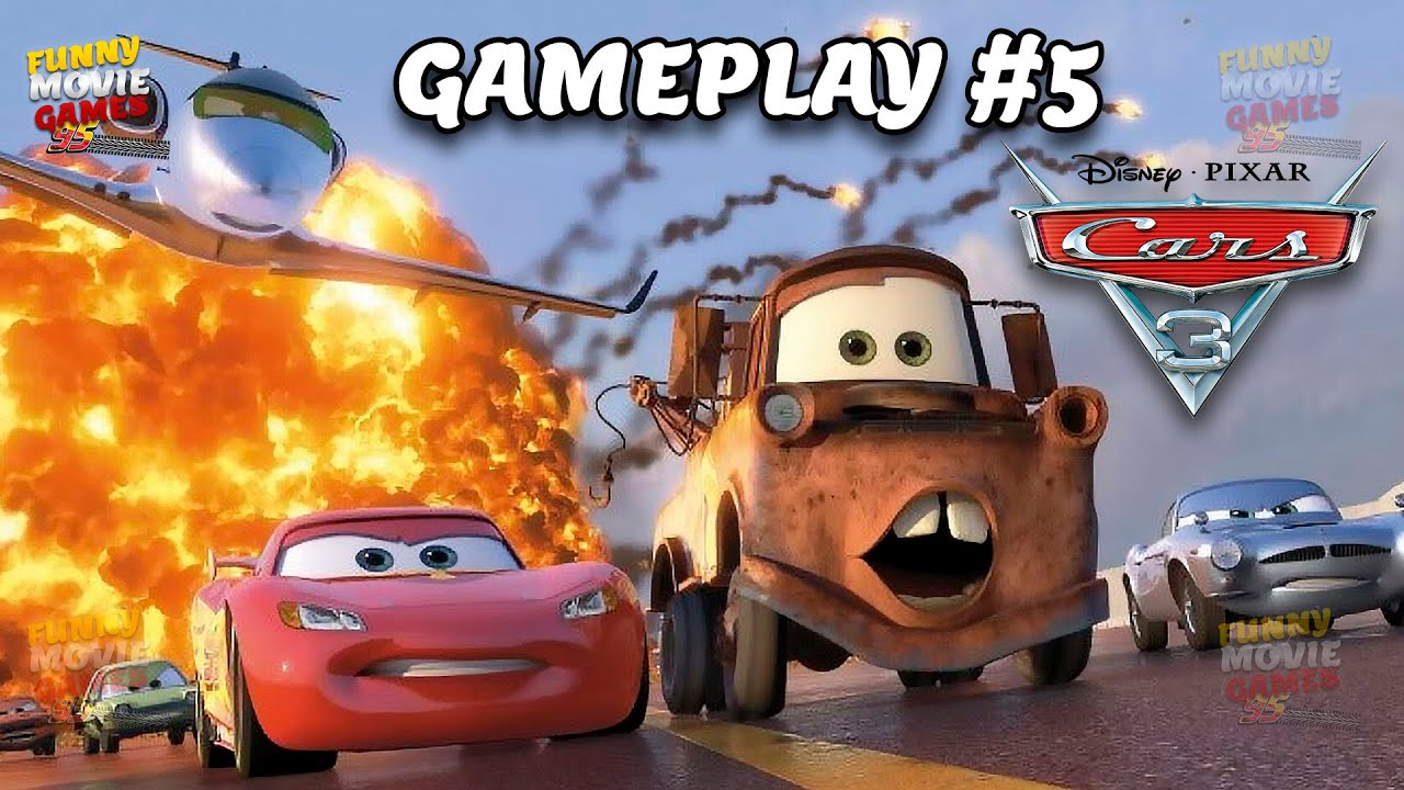Cars 3 Rayo Mcqueen Rally Pista del Aeropuerto Gameplay 5 Funny Movie ...
