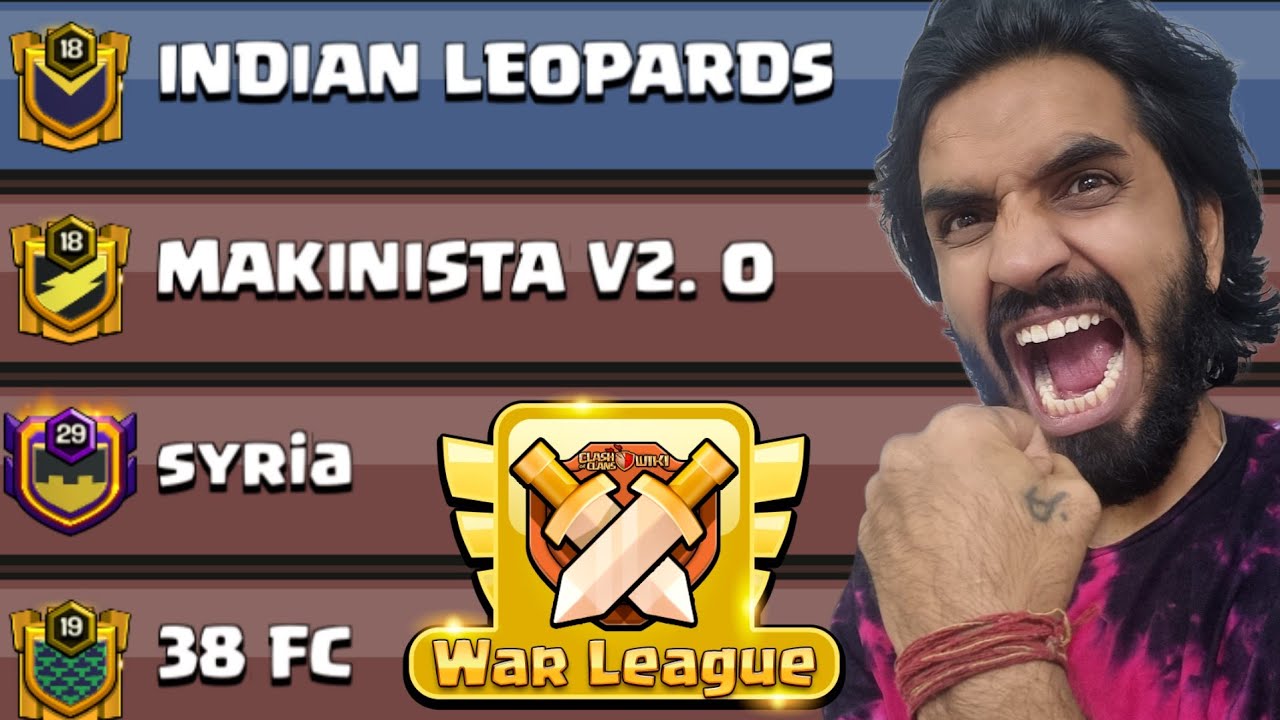 That's How we made it to Rank 1 In Clan War League | Clash of clans ...