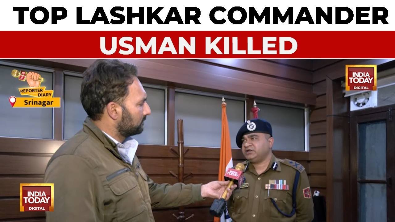 Top Lashkar Commander Usman Eliminated in Kashmir Operation, Confirms ...