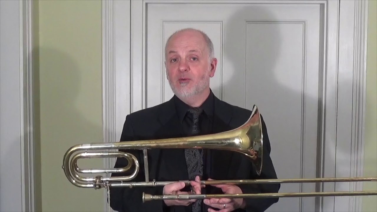 Jeff Miller from The Prince Regent's Band introduces the bass trombone ...