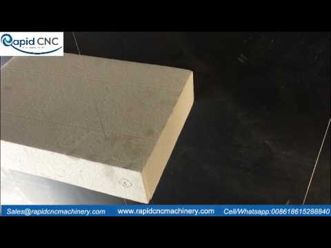 polyfoam cutting machine - YouTube