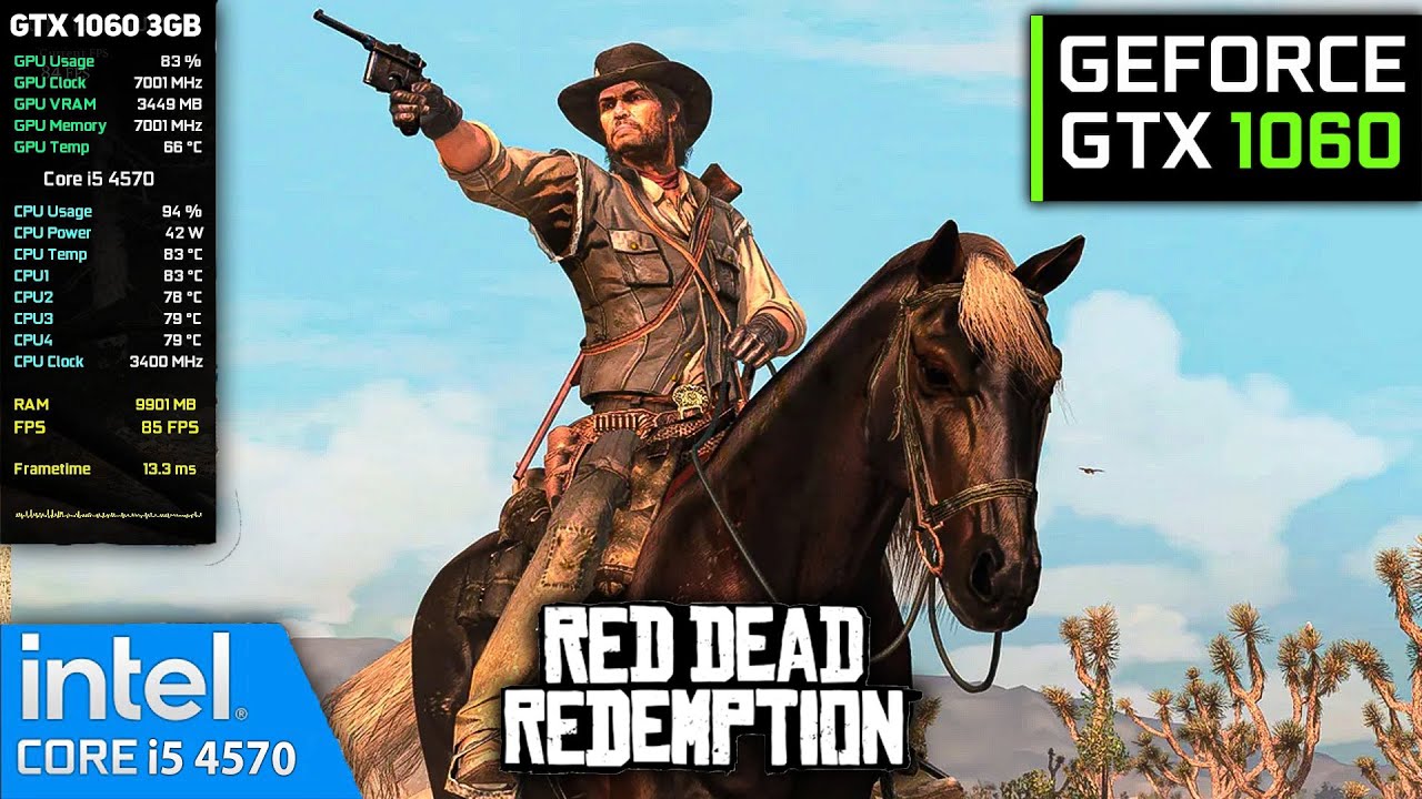 GTX 1060 3GB | Red Dead Redemption - 1080P ULTRA Settings | 8GB Ram ...