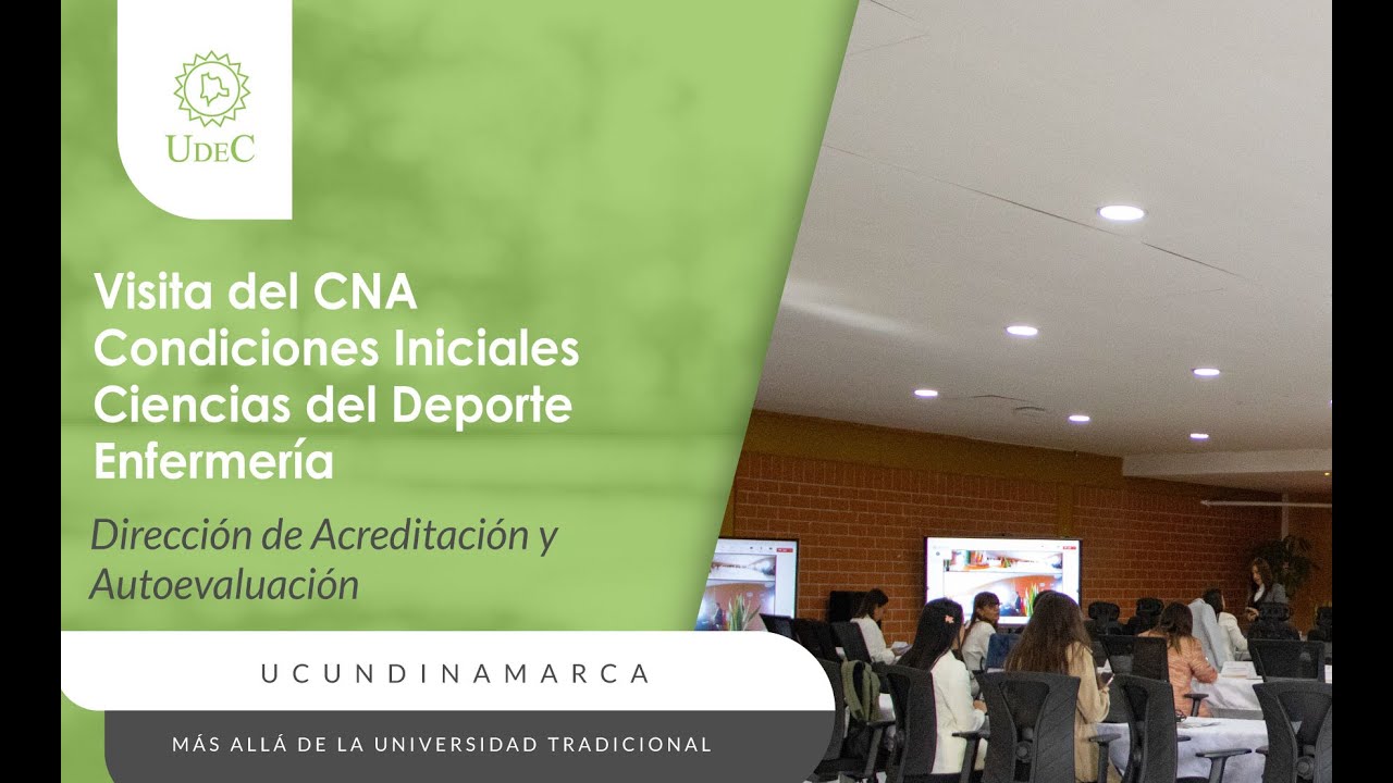 Visita CNA condiciones iniciales para Ciencias del Deporte y Enfermería con fines de ...
