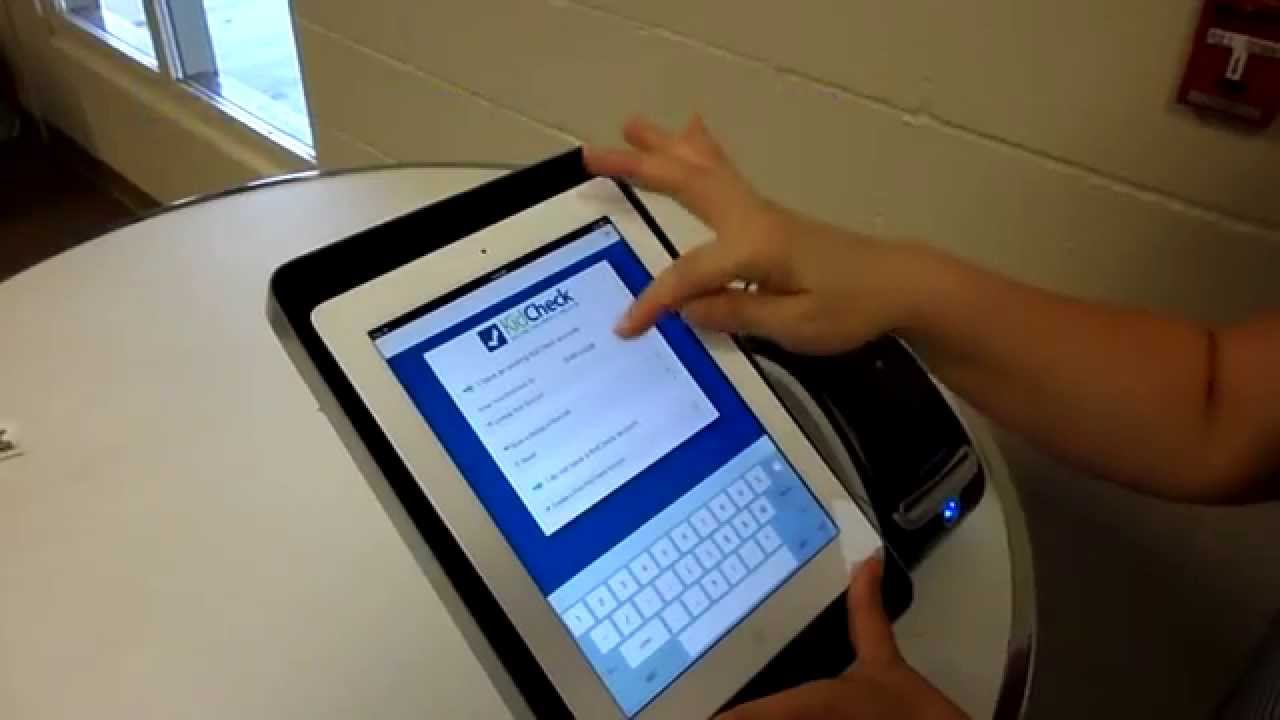 KidCheck Mobile Check-In (customer video) - YouTube