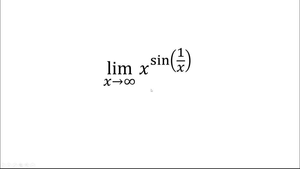 limit-x-approaches-infinity-of-x-sin-1-x-youtube