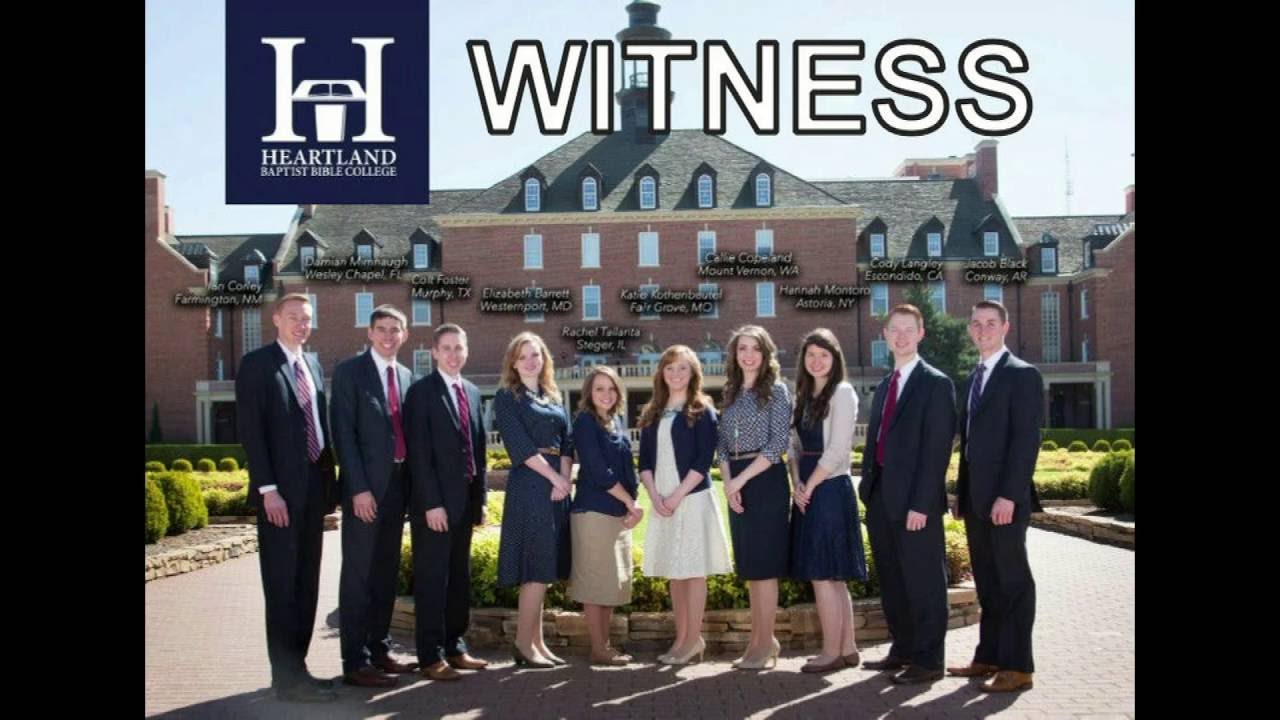 Witness Heartland Baptist Bible College July 10 2016 6 - YouTube