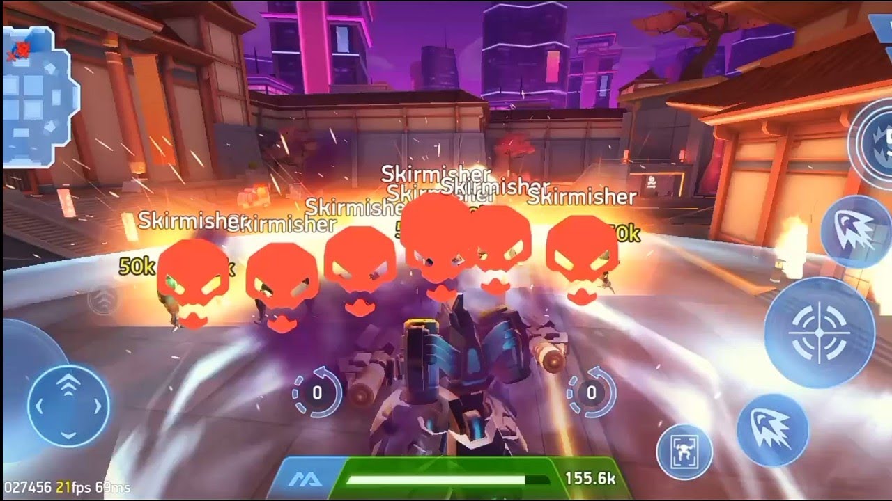 Blizz Frost mech in level 4 Onslaught | Mech Arena - YouTube