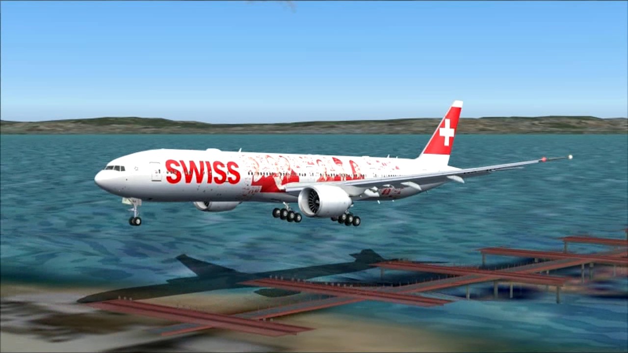 LX38 777-300ER SWISS ZURICH - SAN FRANCISCO - YouTube