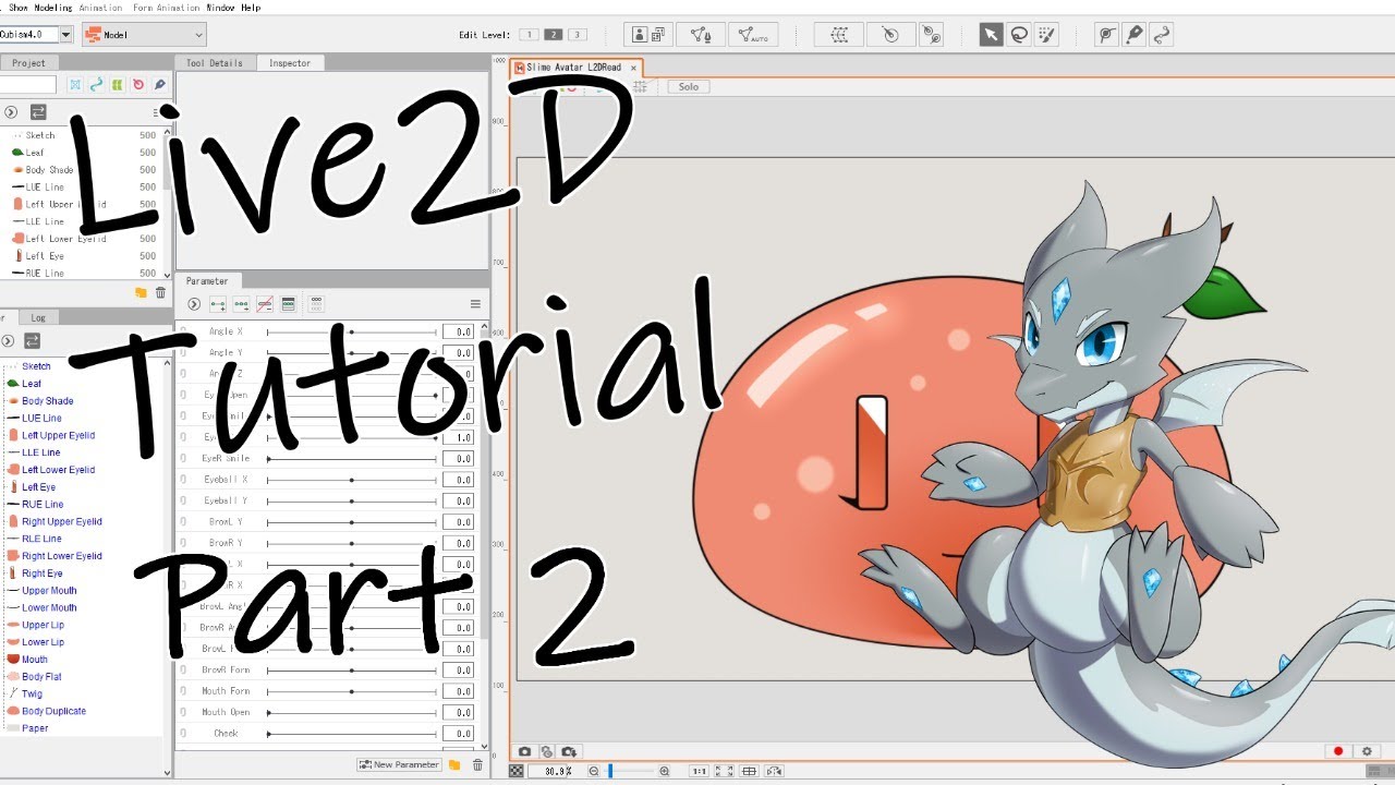 A Simple Avatar - Live2D Tutorial Part 2 - YouTube