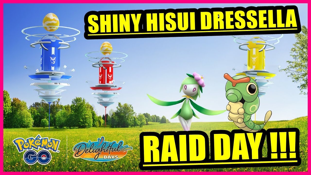 Shiny Hisui DRESSELLA RAID DAY !!! | Pokémon GO Deutsch # 3430 - YouTube