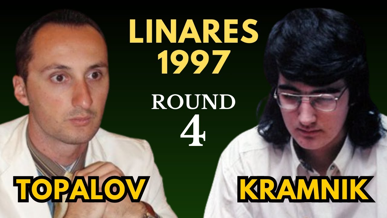 Veselin Topalov vs Vladimir Kramnik | Linares 1997 | Round 4 - YouTube
