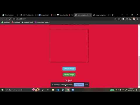 FACE RECOGNITION WEB APP - PART -1 - YouTube