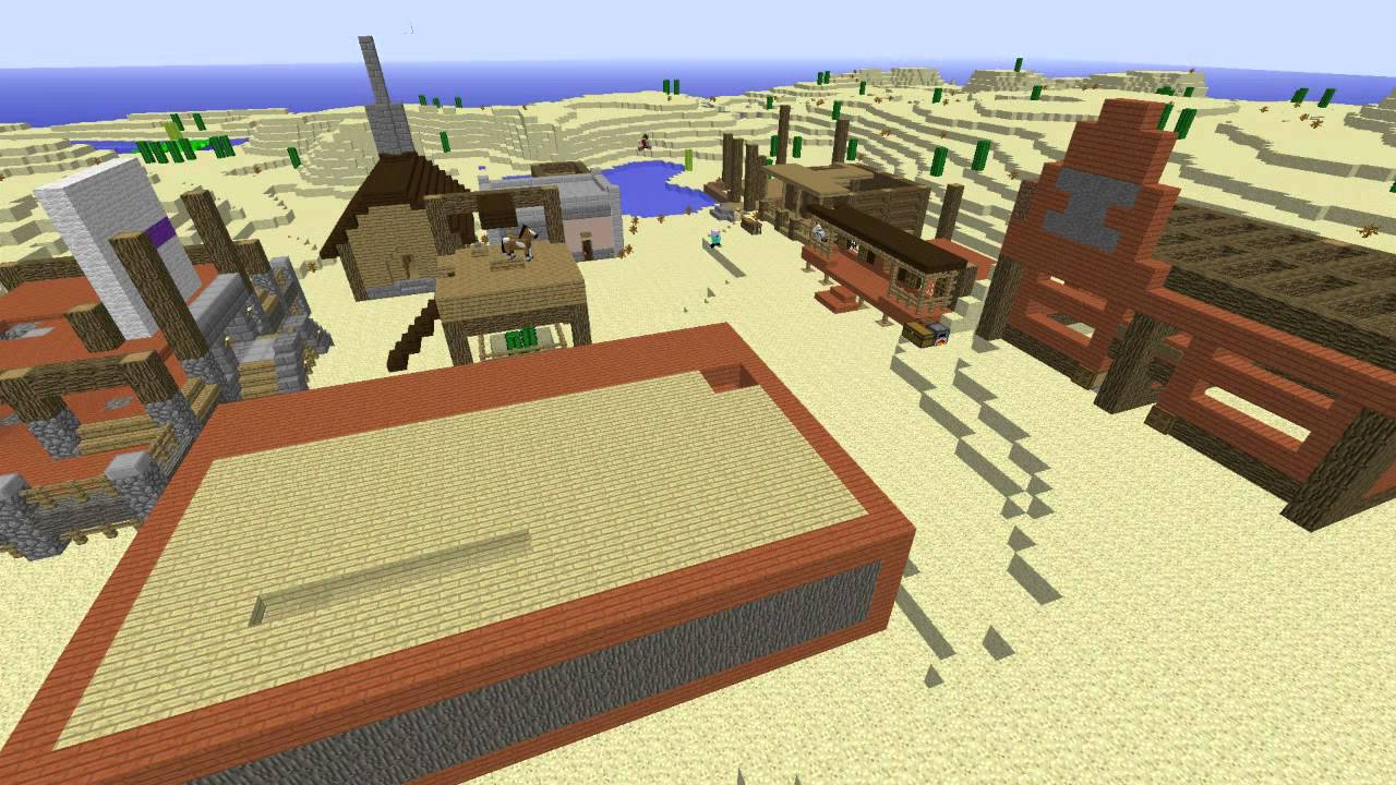 Kimmunity Builds - Wild West Town (Minecraft timelapse) - YouTube