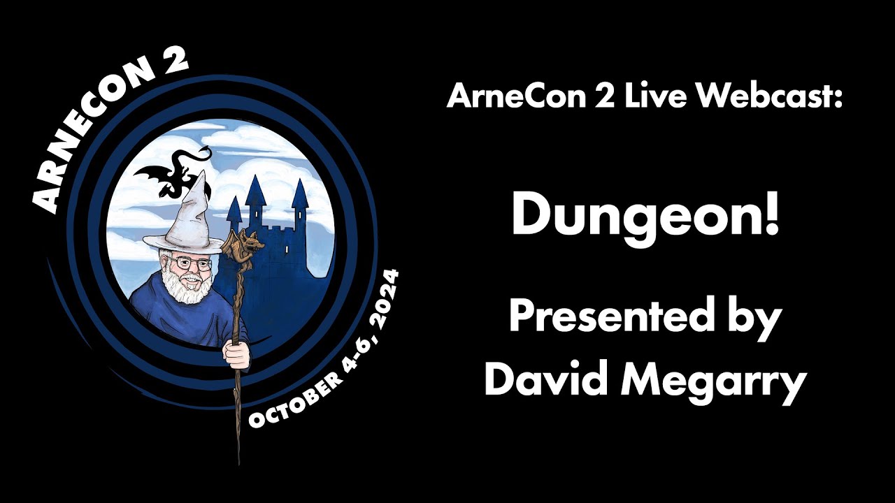 Dungeon! Board Game - Presented by David Megarry - Live from ArneCon 2 ...