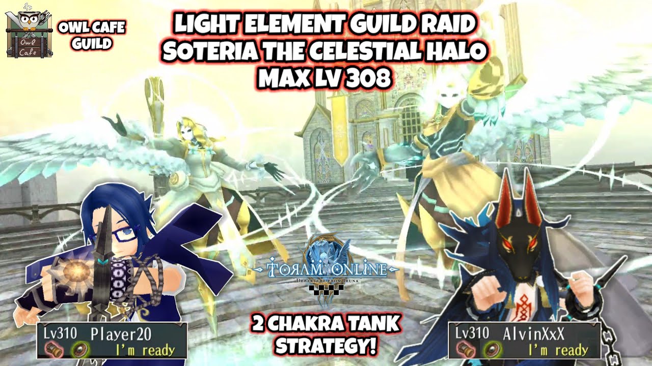 Toram Online - Owl Cafe Guild Raid VS Soteria The Celestial Halo Max ...