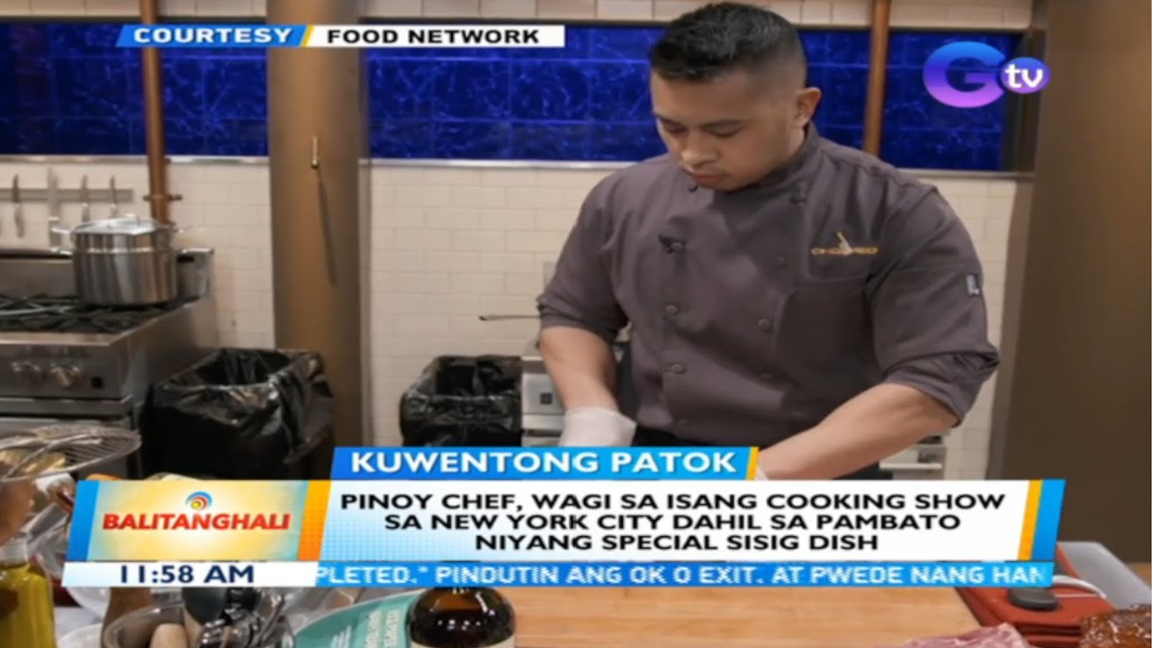 Pinoy chef, wagi sa isang cooking show sa New York City dahil sa ...