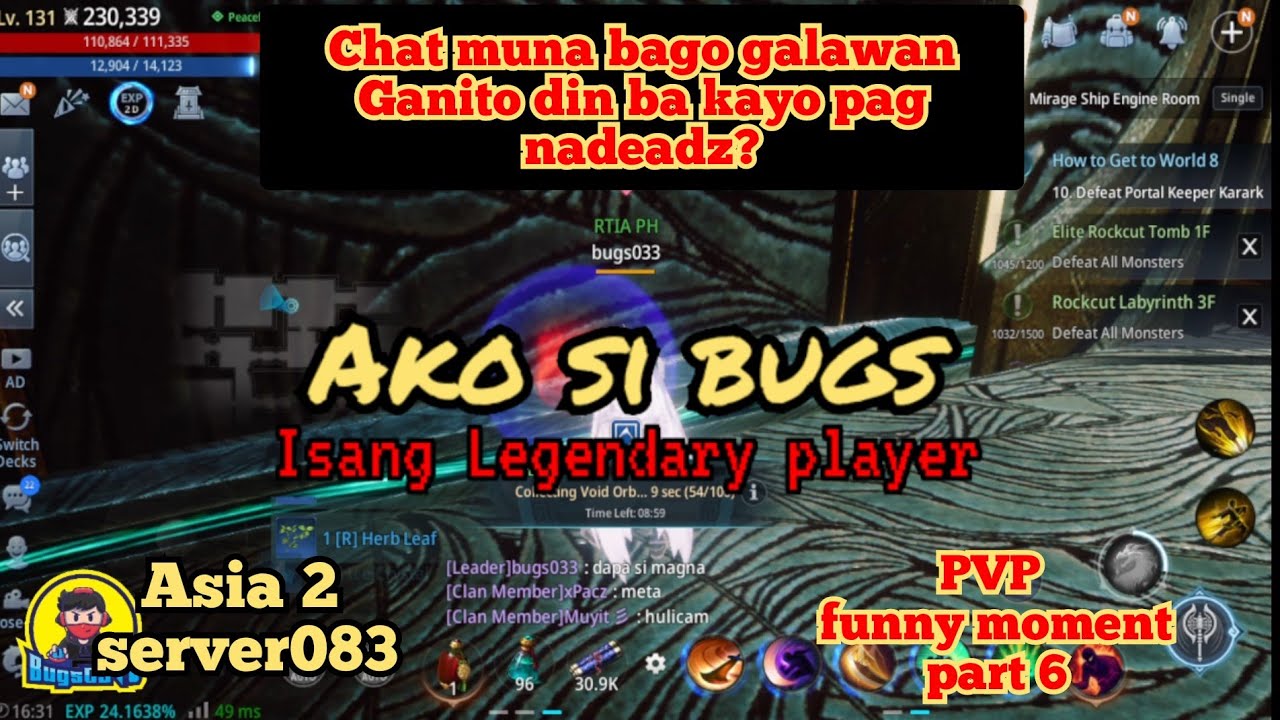 Mir4 - PVP funny moment part 6 chat bago galawan - YouTube