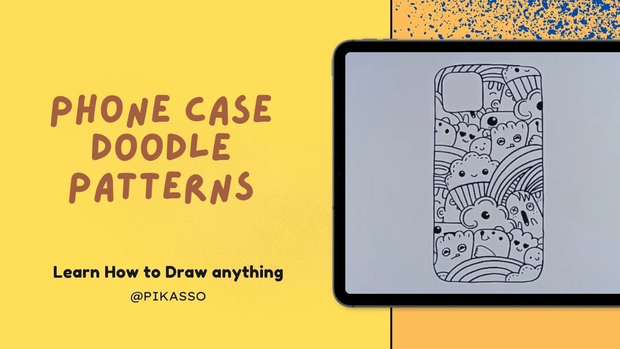 Phone Case Doodle Patterns - YouTube