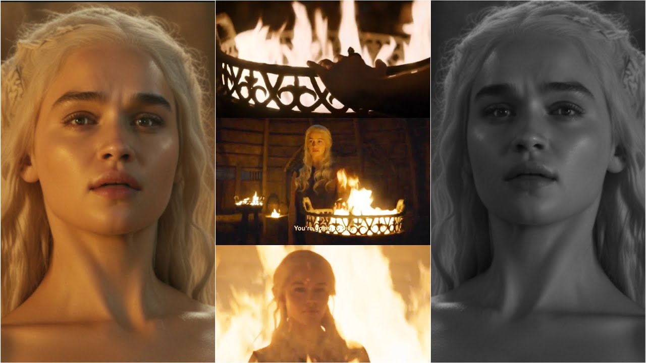 Daenerys Burns the Khals | Game of Thrones Iconic Moment - YouTube