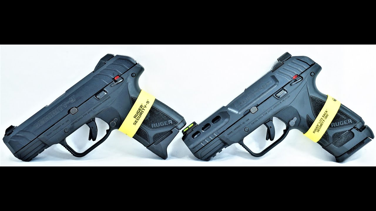 Ruger Security 9 and Ruger Lite Rack 380 - YouTube