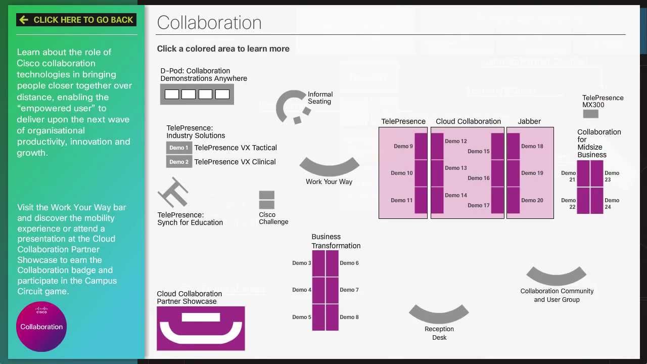 Cisco Live London, 2013 - Campus Interactive Map - YouTube