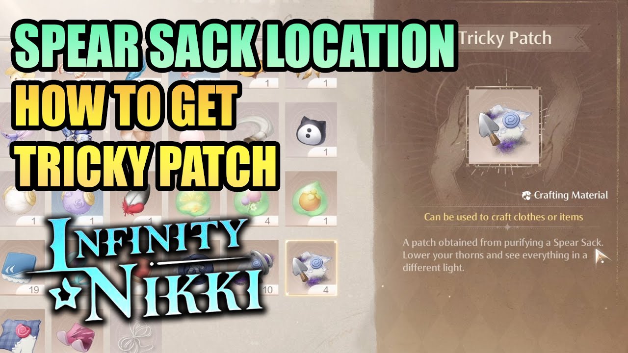 How to get Tricky Patch - Spear Sack INFINITY NIKKI - YouTube