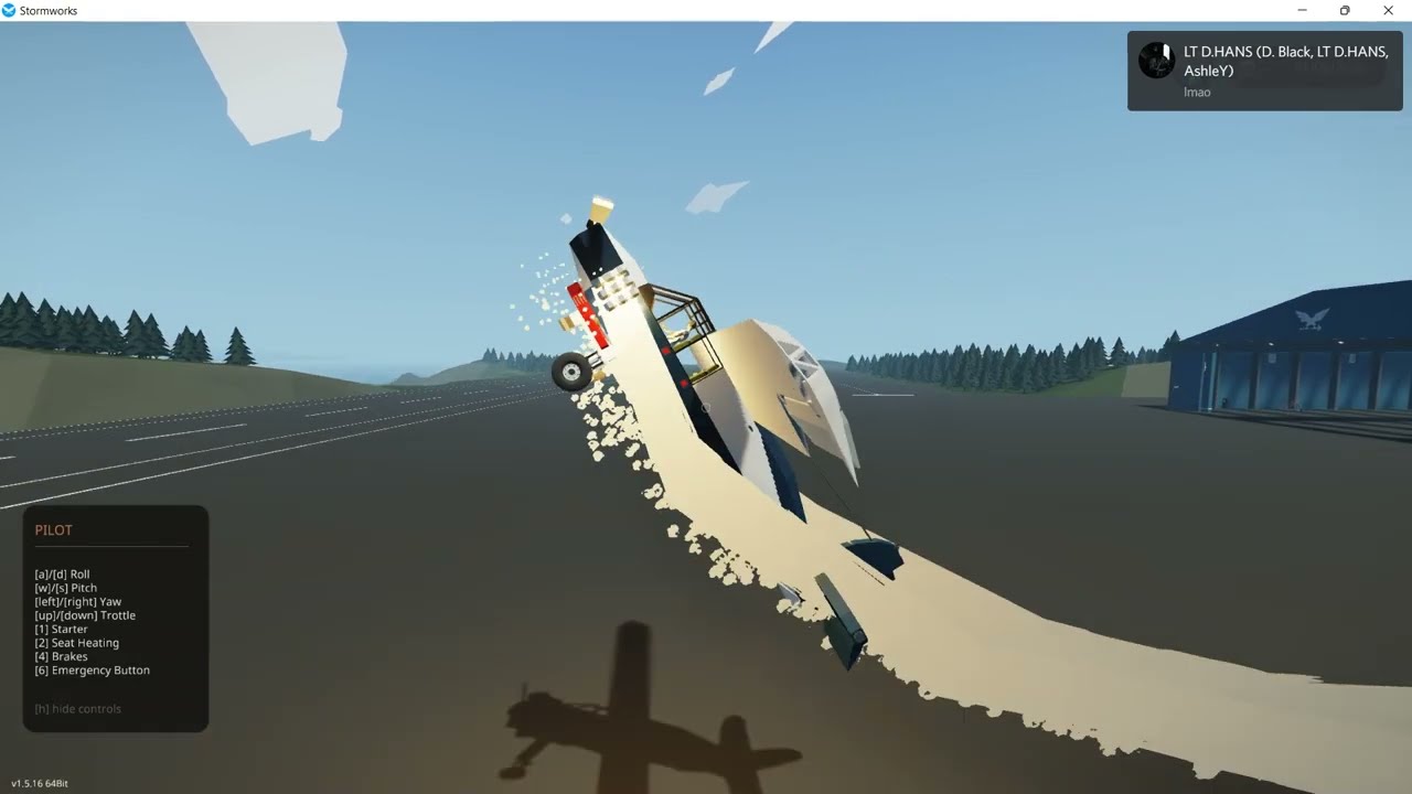 stormworks modified plane takes off instantly - YouTube